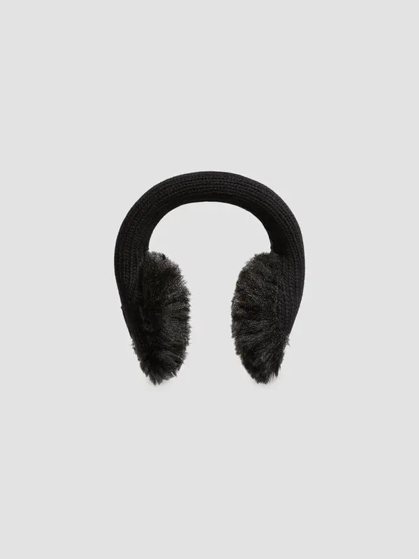 Moncler Wool Earmuffs - Black