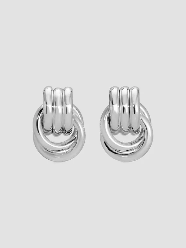 HEAVEN MAYHEM Baby Knot Stainless Steel Drop Earrings