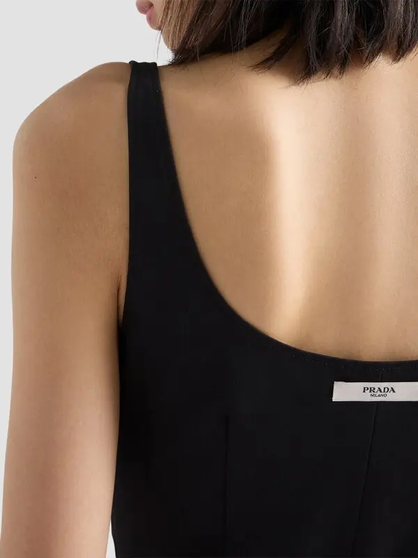 Prada Stretch Technical Fabric Dress
