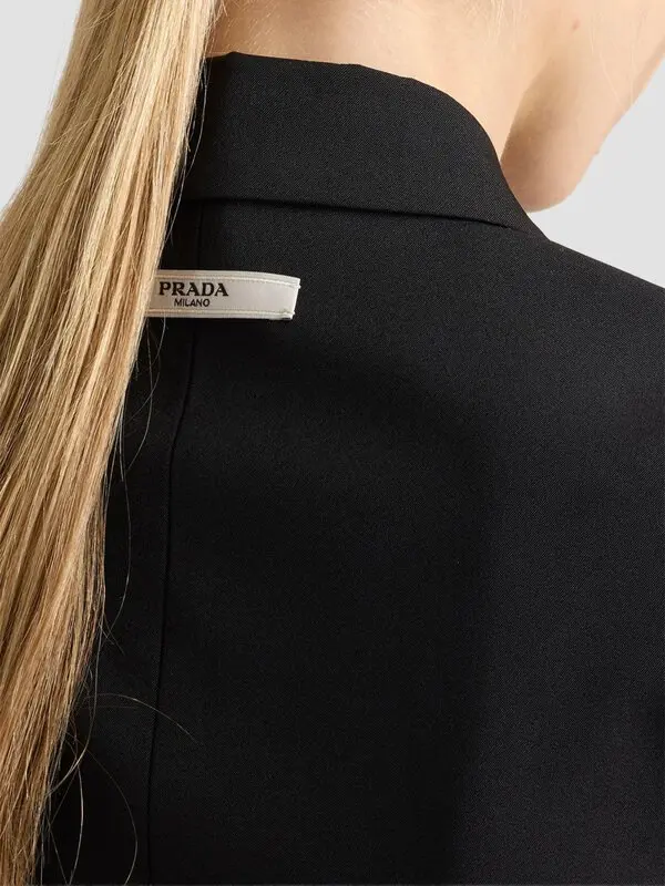 Prada Single-breasted Techno Stretch Jacket