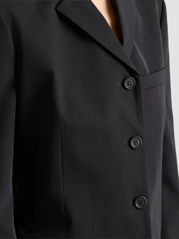 Prada Single-breasted Techno Stretch Jacket