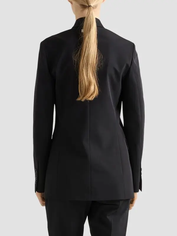 Prada Single-breasted Techno Stretch Jacket