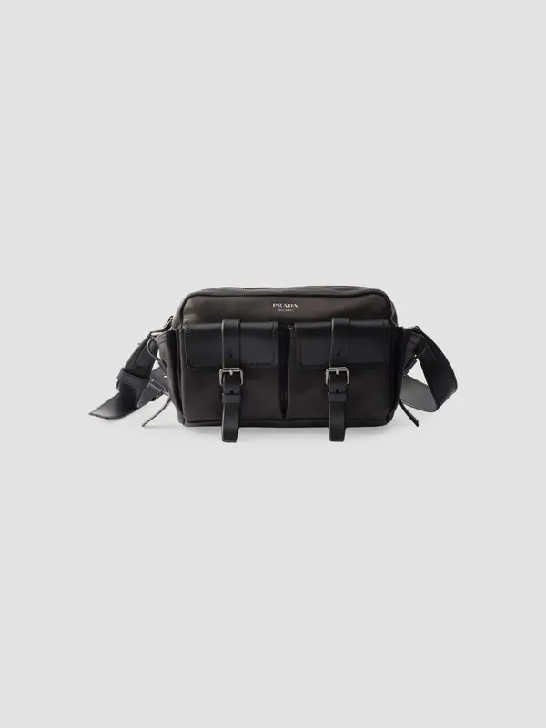 Prada Route Leather Shoulder Bag