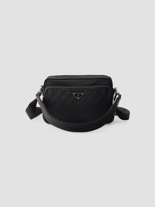 Prada Re-nylon And Leather Shoulder Bag