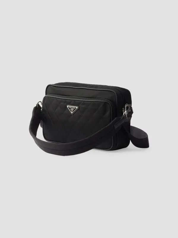 Prada Re-nylon And Leather Shoulder Bag