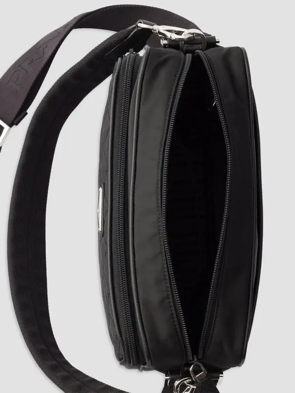Prada Re-nylon And Leather Shoulder Bag