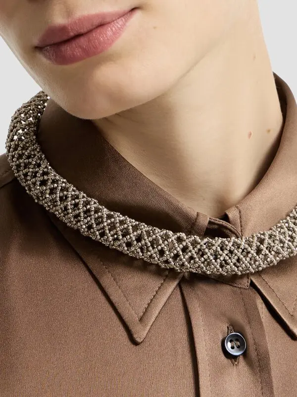 Brunello Cucinelli Sterling Choker