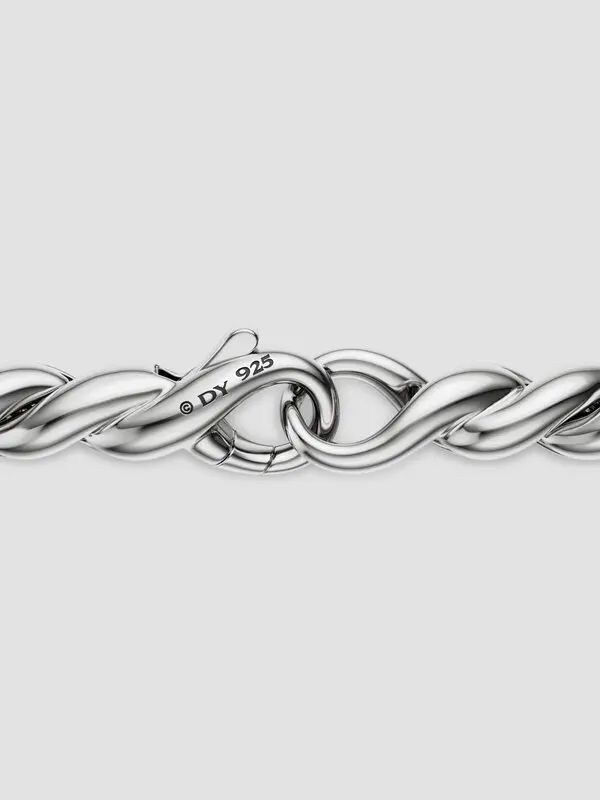 David Yurman Sculpted Cable Chain Necklace In Sterling 5.7mm