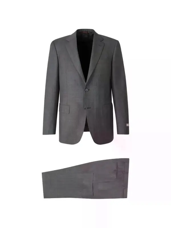 Canali Check-pattern Single-breasted Suit