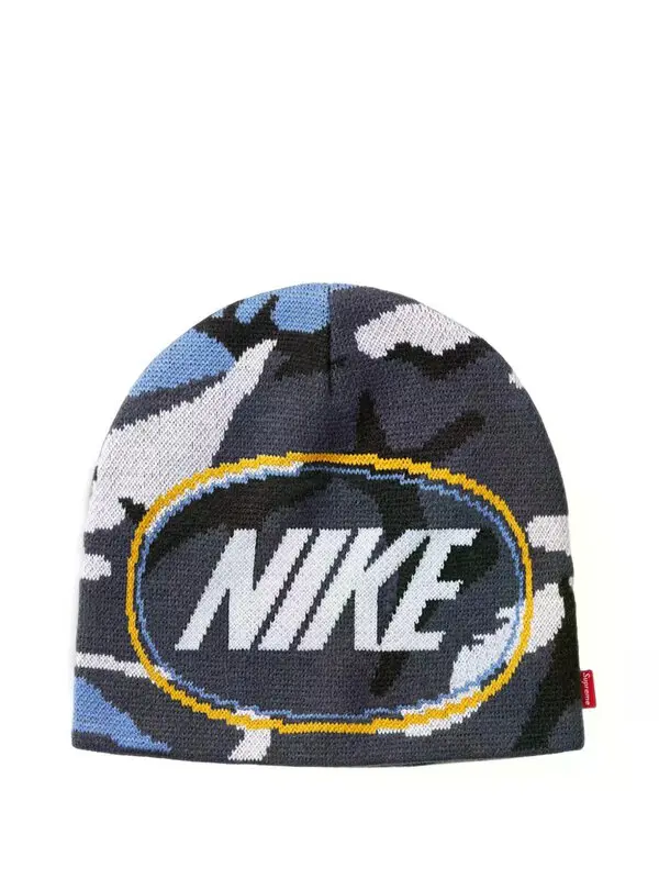 Supreme X Nike Camouflage-print Beanie Hat