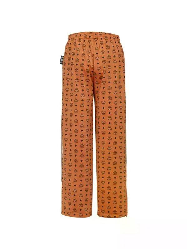 Mcm Adidas X Fc Bayern Monogram-print Side-stripe Track Pants