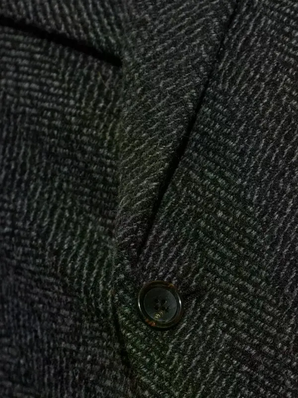 Paul Smith Herringbone Double-breasted Coat