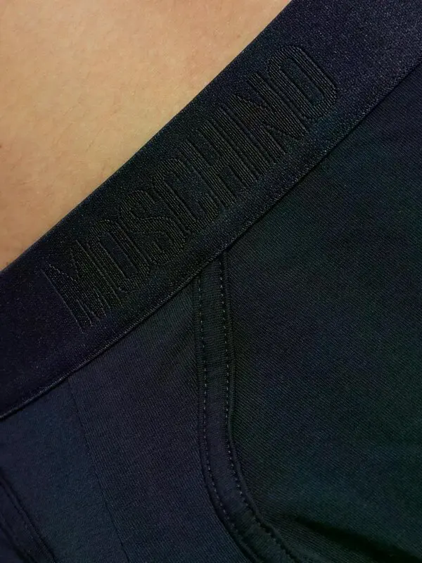 Moschino Logo-waistband Boxers