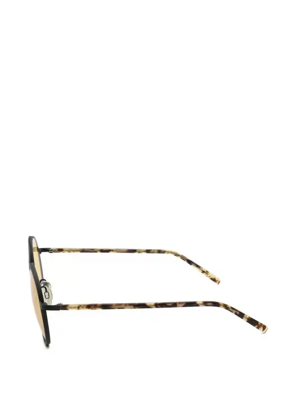 Dkny Round-frame Double-bridge Sunglasses