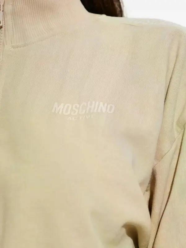 Moschino Garment-dyed Cotton Sweatshirt