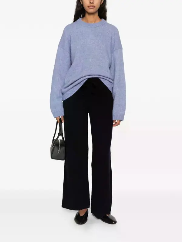 Gant Crew-neck Drop-shoulder Sweater - Blue