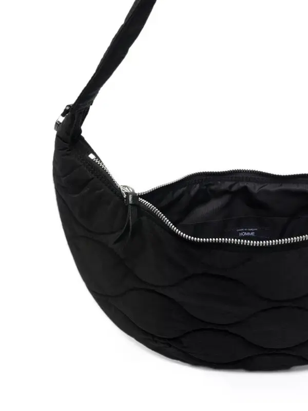 Comme Des Garçons Quilted Curved Shoulder Bag