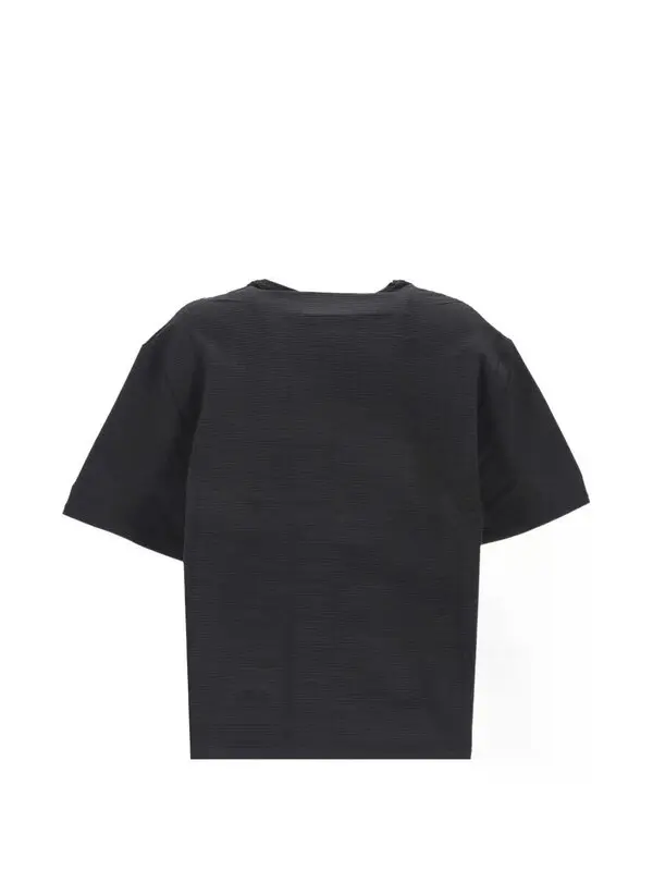 OPTIMISTIC RUNNERS Logo-print Ribbed T-shirt