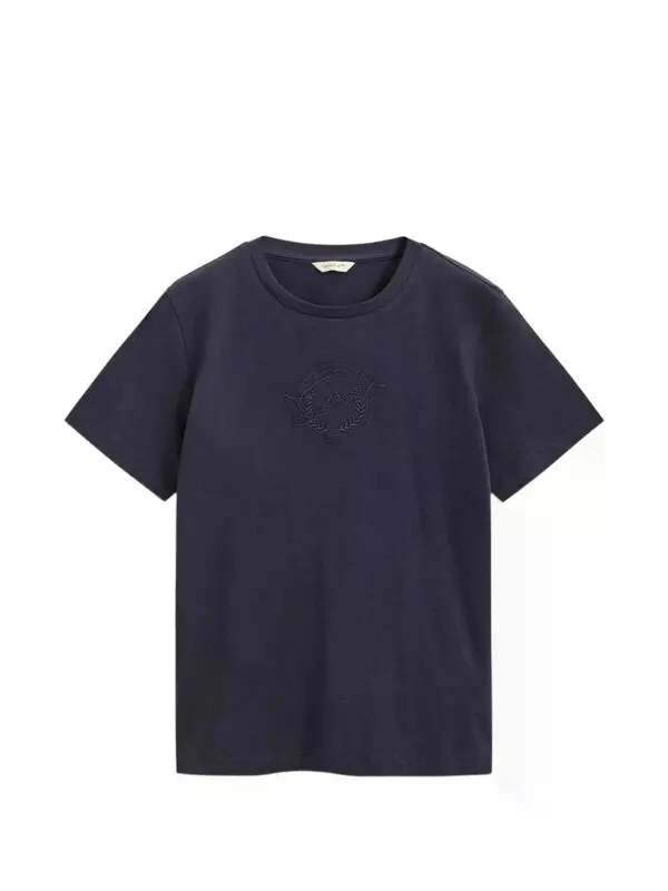 Gant Logo-embroidered T-shirt
