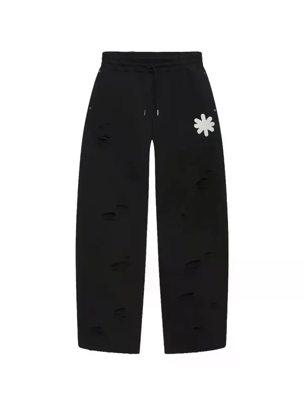 LOSTSHDWS Distressed Logo-print Track Pants