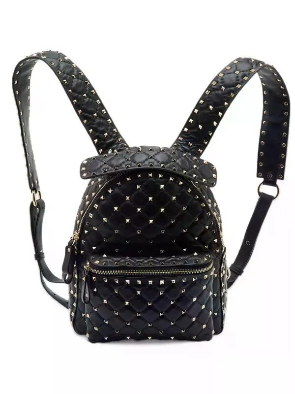 Valentino Garavani Rockstud Spike Quilted Backpack