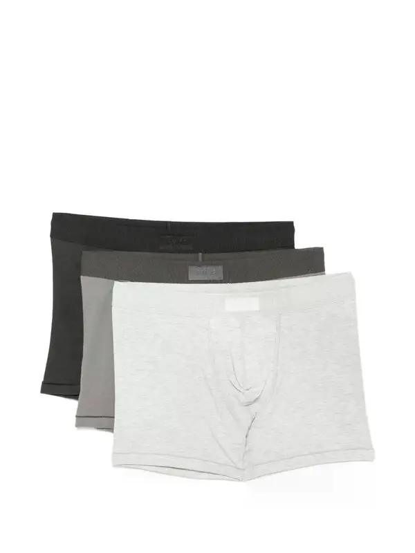 SKIMS Logo-patch Boxers - Black