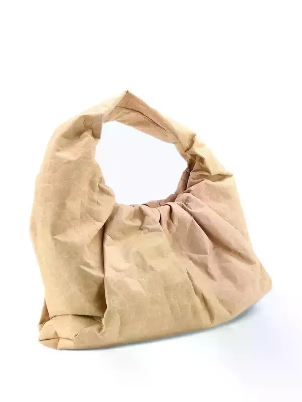Bottega Veneta The Shoulder Pouch Kraft Paper Medium Hobo Bag - Brown