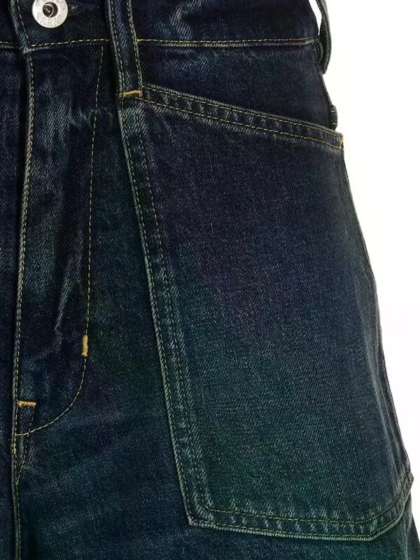 Kenzo Logo-patch Denim Shorts