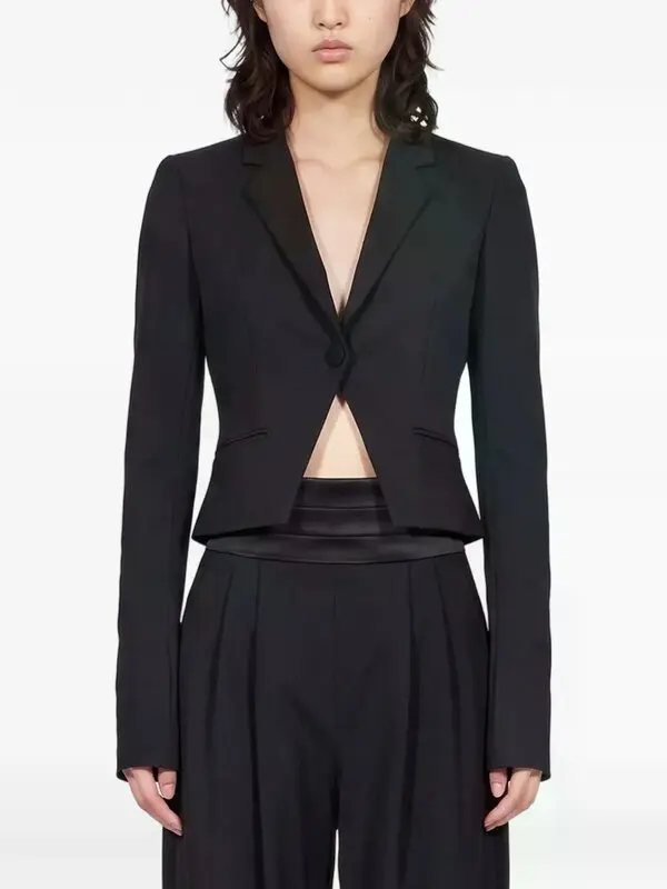 Andamane New Zefira Single-breasted Cropped Blazer