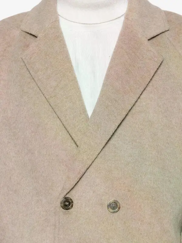 OFFICINA SARTORIALE Double-breasted Notched-lapels Coat