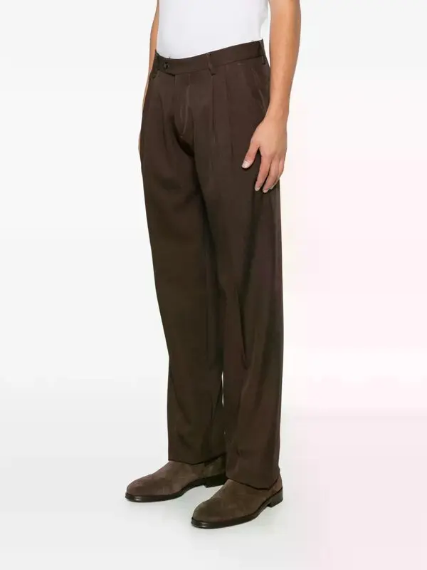 OFFICINA SARTORIALE Pleated Straight-leg Trousers
