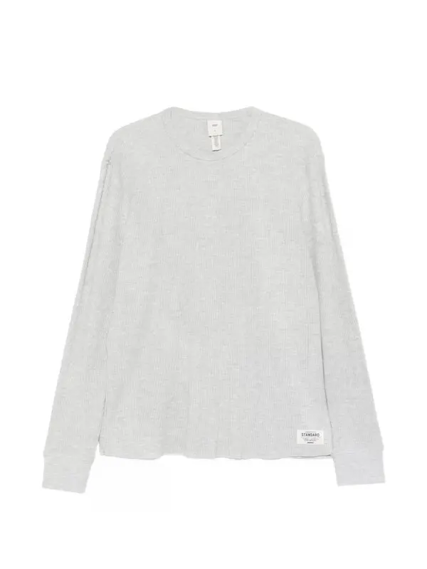 SKIMS Waffle-knit Long-sleeve Sweatshirt