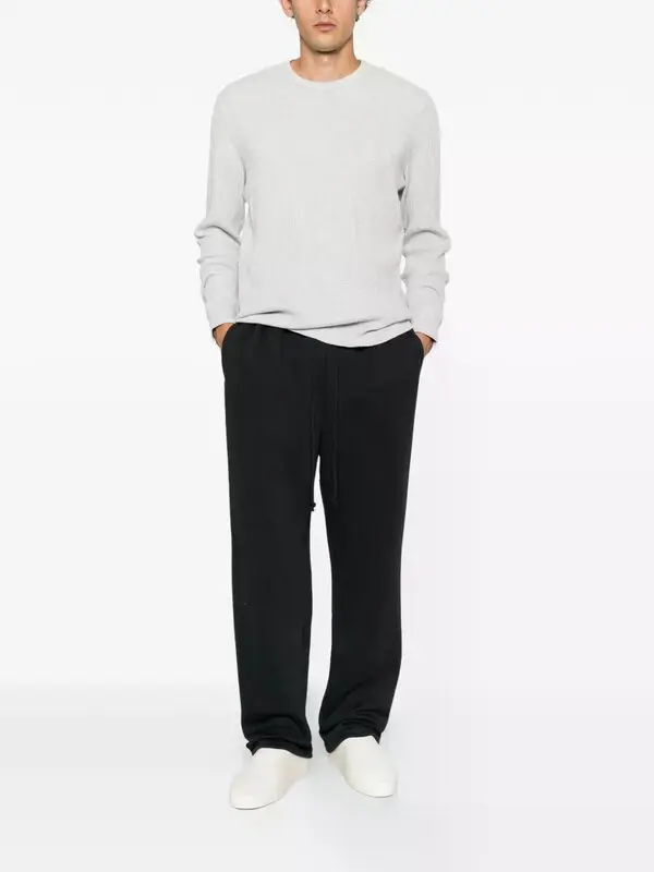 SKIMS Waffle-knit Long-sleeve Sweatshirt