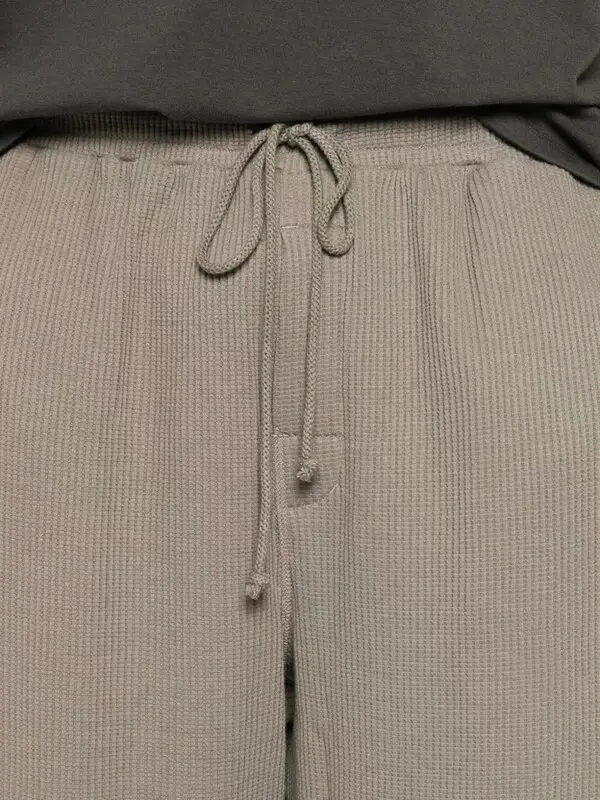 SKIMS Waffle-knit Drawstring-waist Trousers