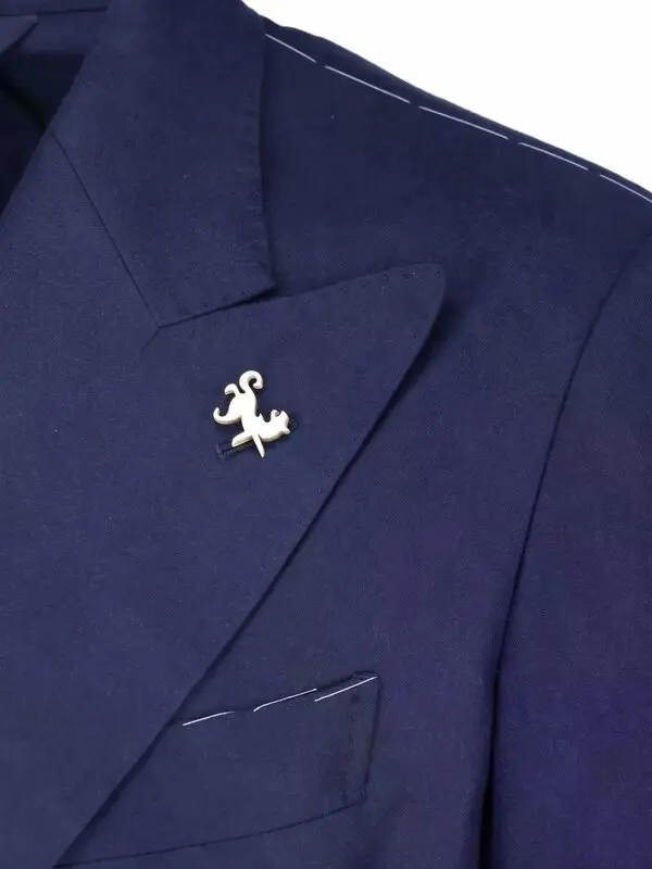TOMBOLINI Double-breasted Peak-lapels Suit