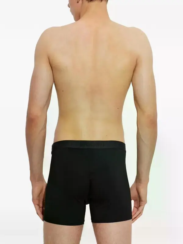 Moschino Logo-waistband Boxers - Black