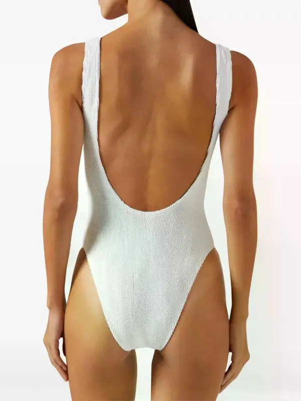 Bond Eye Crinkle-effect Swimsuit