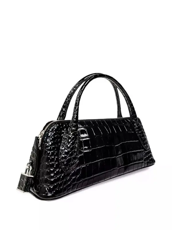 Tory Burch Lock Croc-embossed Top-handle Bag