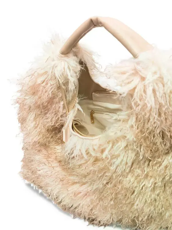 MARC ELLIS L Buby Yak Faux-fur Logo-plaque Shoulder Bag