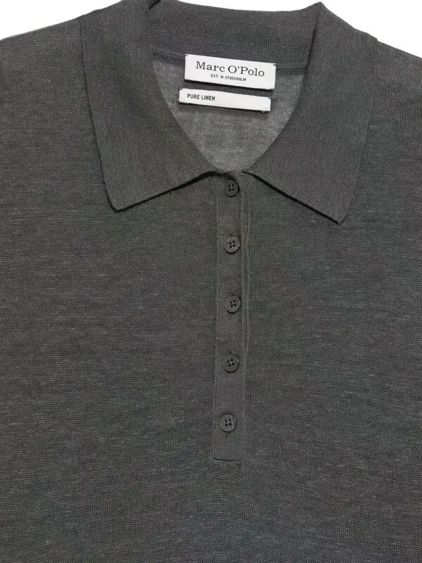 Marc O'polo Short-sleeve Polo Shirt - Grey