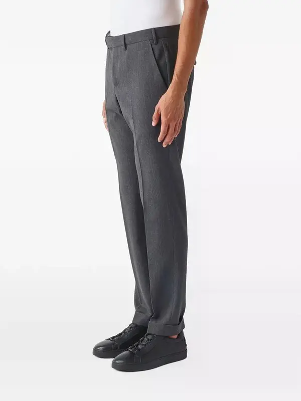 PT TORINO Pressed-crease Turn-up Trousers