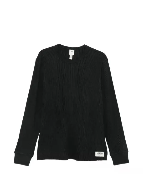 SKIMS Waffle-knit Logo-patch Sweatshirt