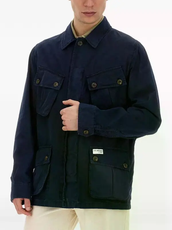 FAY Patch-pocket Military Jacket