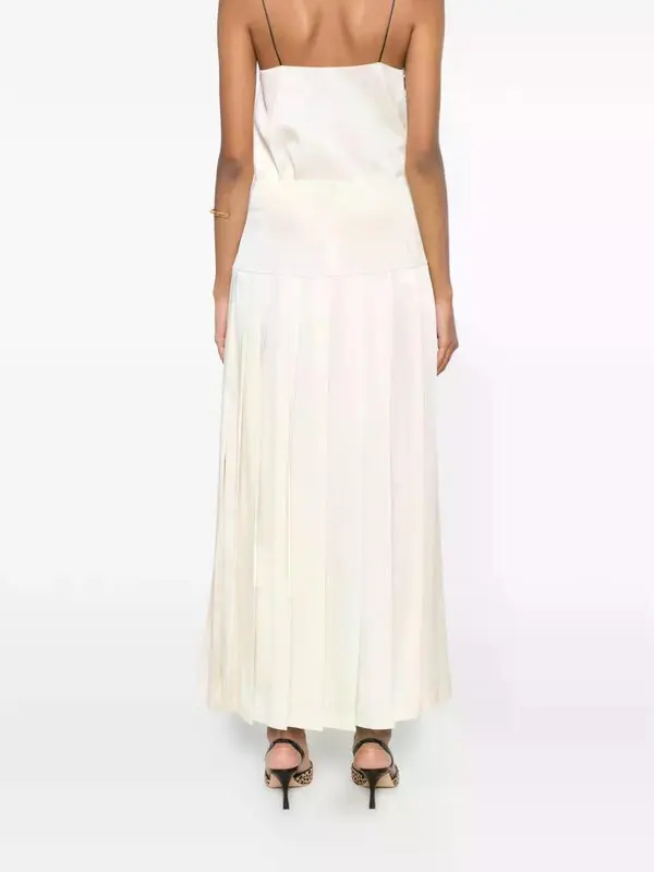SEMICOUTURE Pleated A-line Maxi Skirt