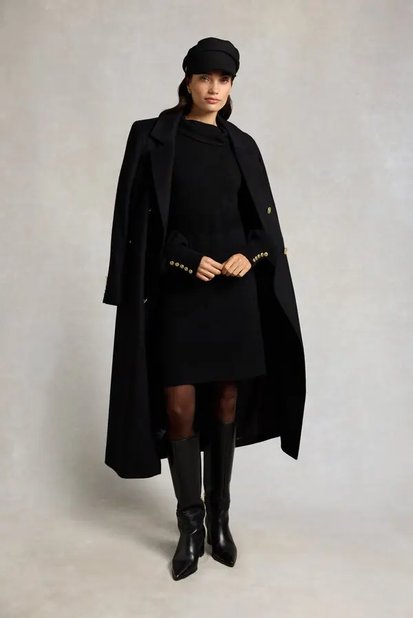 Holland Cooper Berkeley Roll Neck Mini Dress