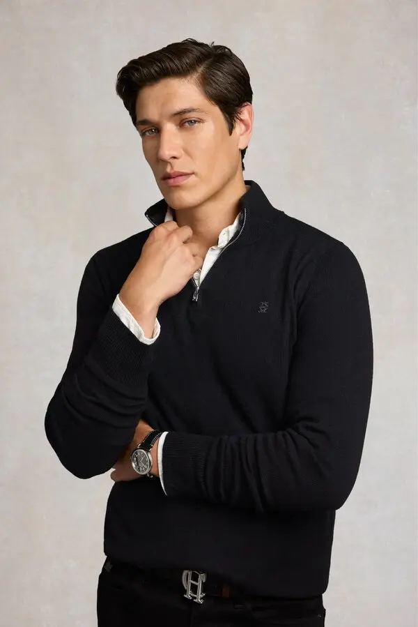 Holland Cooper Fine Quarter Zip Knit