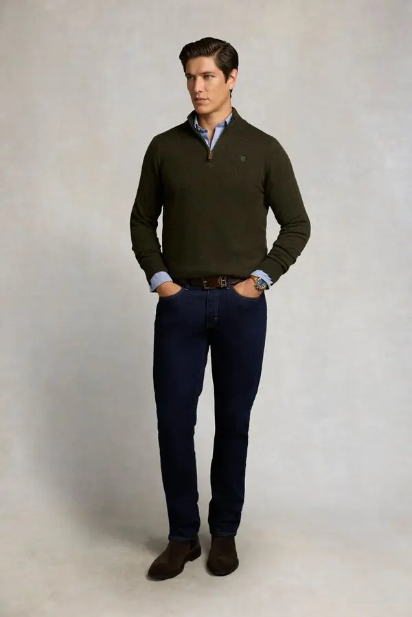 Holland Cooper Fine Quarter Zip Knit