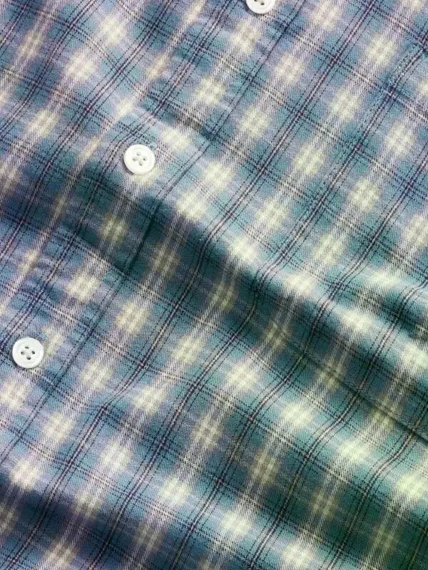 Nn07 Deon Check-pattern Long-sleeve Shirt