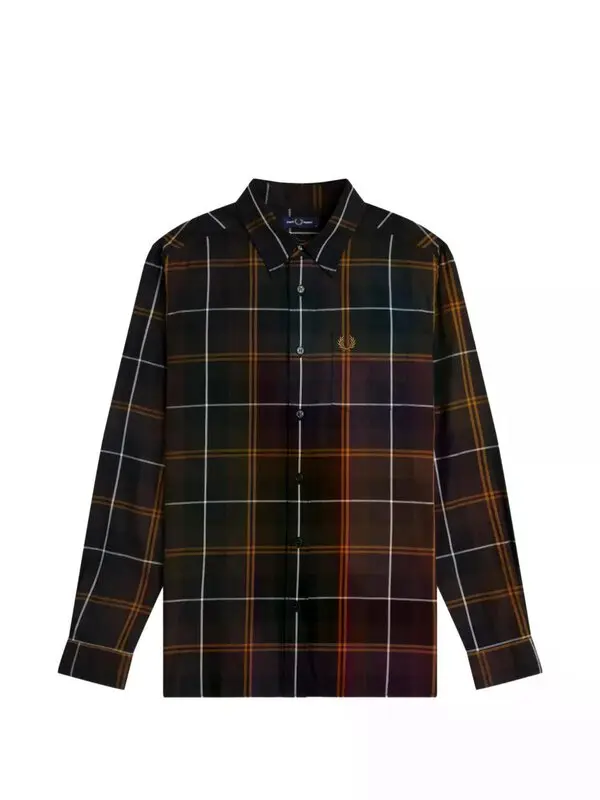 Fred Perry Twill Tartan Cotton Shirt