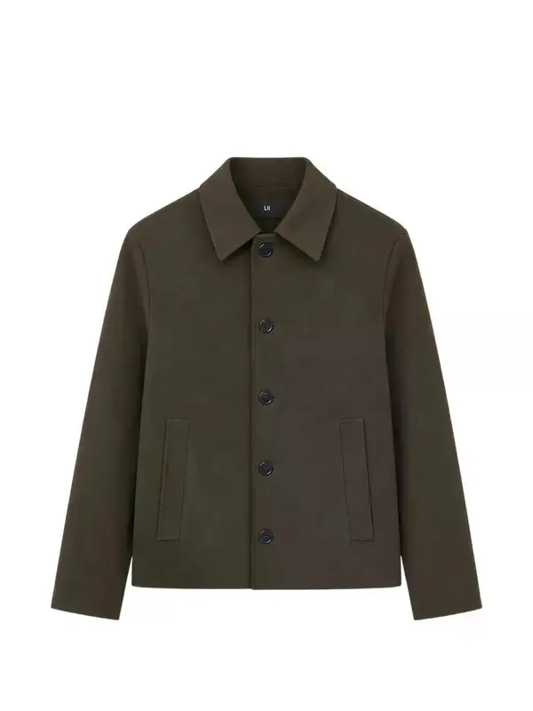 LII Square Pointed-collar Blazer